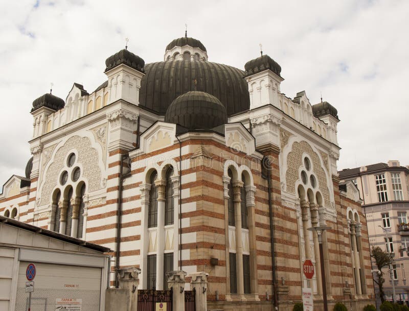 SOFIA, BULGAIRA - OCTOBER 09, 2017: Synagogue of Sofia, Built in 1909 Year. Editorial Stock ...