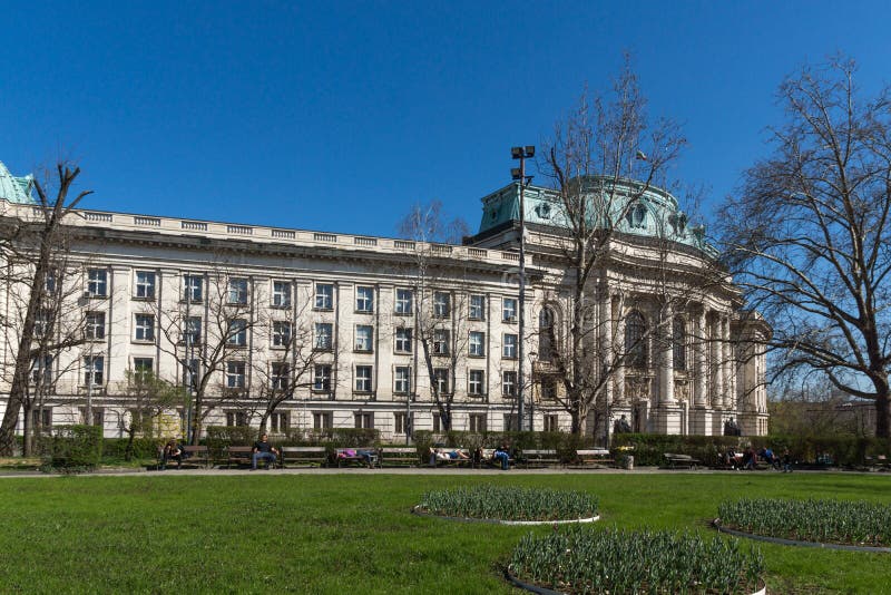 Sofia University In Bulgaria's Capital Editorial Stock Image - Image of ...
