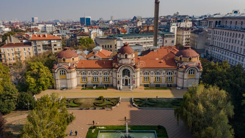 Sofia, Bulgaria, 30 ?April ?2018, Central Baths Building Editorial ...
