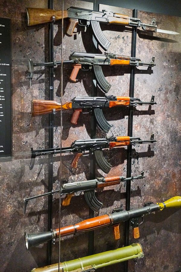 Sofia, Bulgaria, April 24, 2024 Kalashnikov Assault Rifles Editorial ...