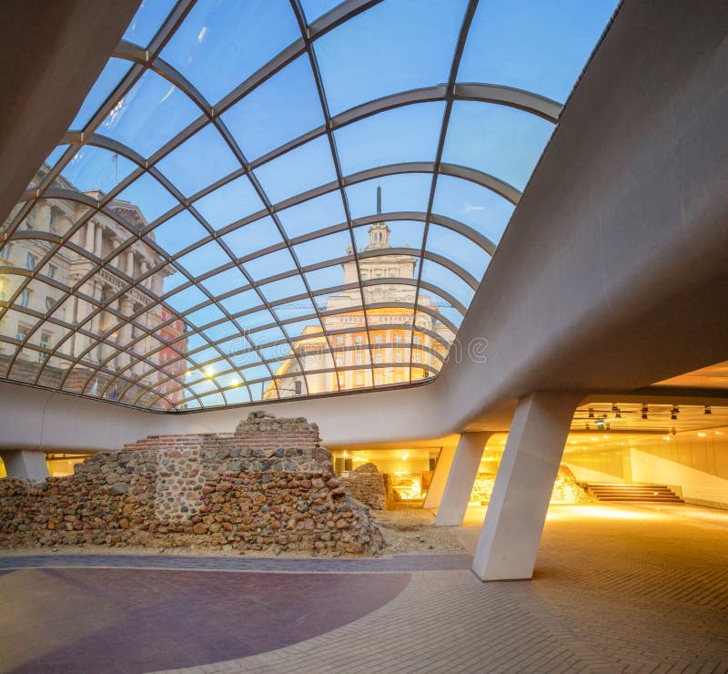 Complex Ancient Serdica at Dusk - Sofia Editorial Photography - Image ...