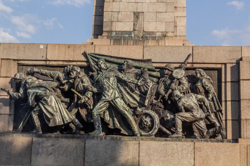 SOFIA, BULGARIA - AUGUST 2, 2019: Monument To the Soviet Army in Sofia ...