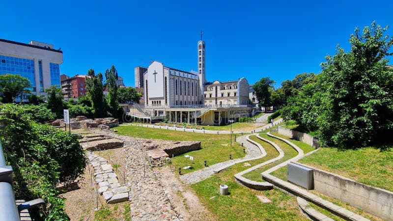 Sofia, Bulgaria - 29 07 2024: Big White Church in the Sofia, Bulgaria ...