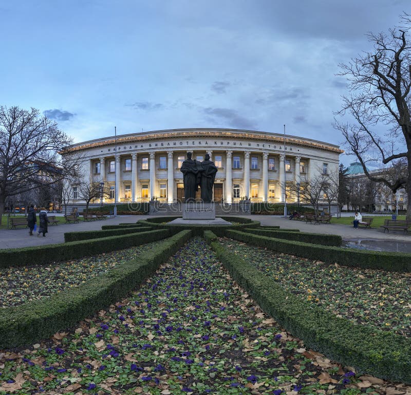 National Library in City of Sofia, Bulgaria Editorial Image - Image of ...