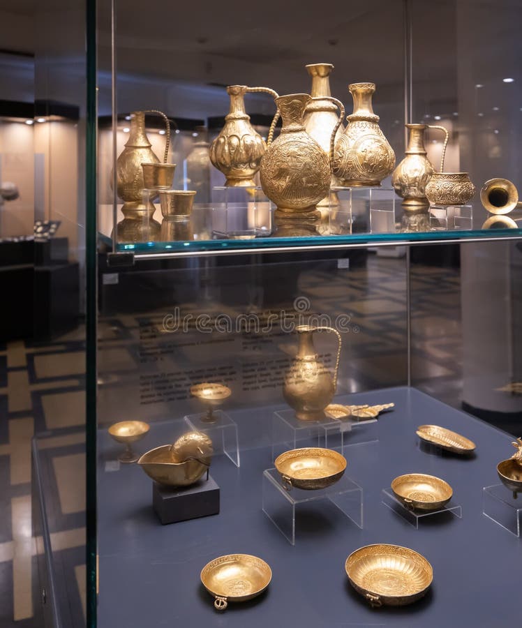 Sofia, Bulgaria - February 12, 2025: Hall of the Archaeological Museum ...
