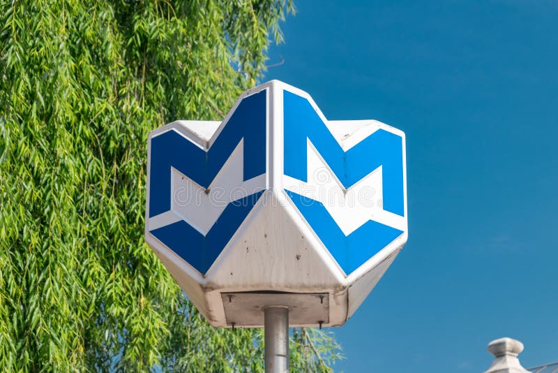 The Logo of Sofia Metro â€“ Rapid Transit System of Sofia Editorial ...