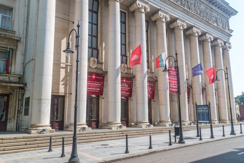 Sofia Opera and Ballet editorial stock photo. Image of vast - 252674573