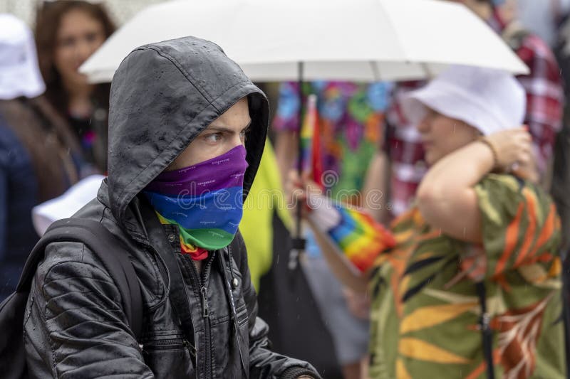 Sofia Pride. Parade, Rainbow Editorial Photography - Image of pride ...