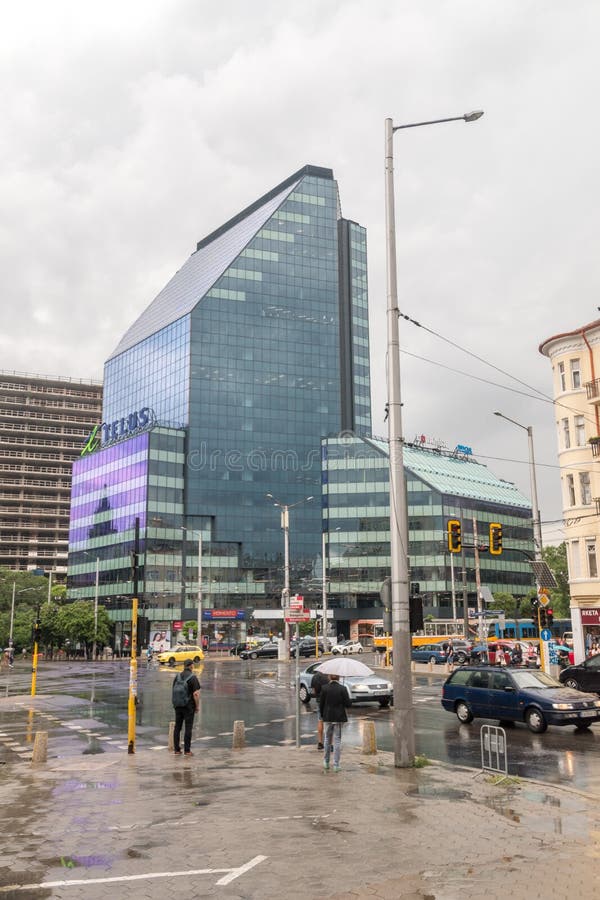 TELUS Tower Office Building Editorial Photo - Image of architecture ...