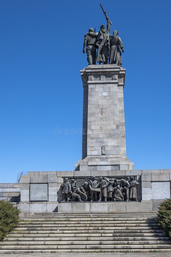 Monument of the Soviet Army in Sofia, Bulgaria Editorial Photography - Image of architecture ...