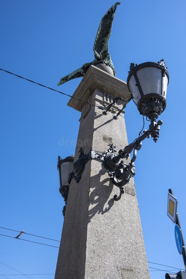 Eagle Bridge Over Perlovska River in City of Sofia, Bulgaria Editorial ...