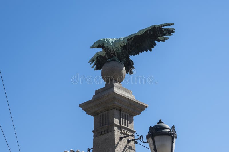 Eagle Bridge Over Perlovska River in City of Sofia, Bulgaria Editorial ...