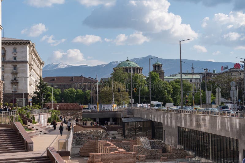 Ancient Serdica Roman Ruins In Sofia, Bulgaria Editorial Photo - Image ...