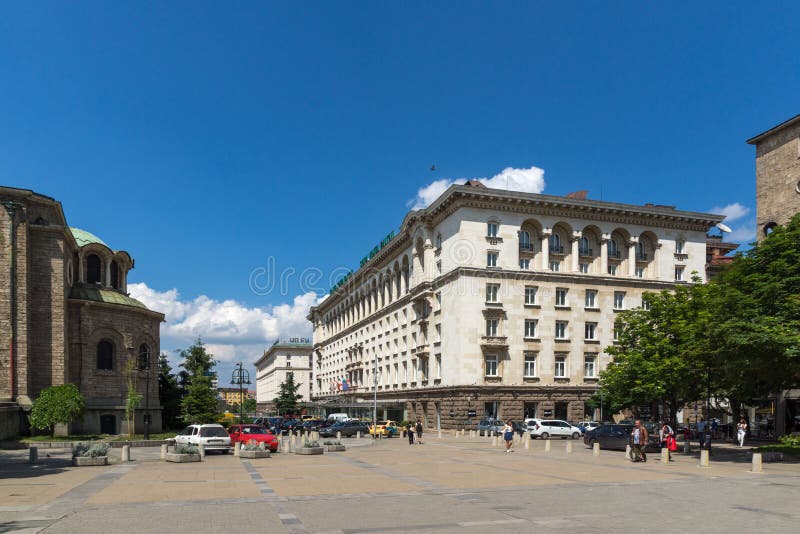 Typical Street in the Center of City of Sofia, Bulgaria Editorial Image ...