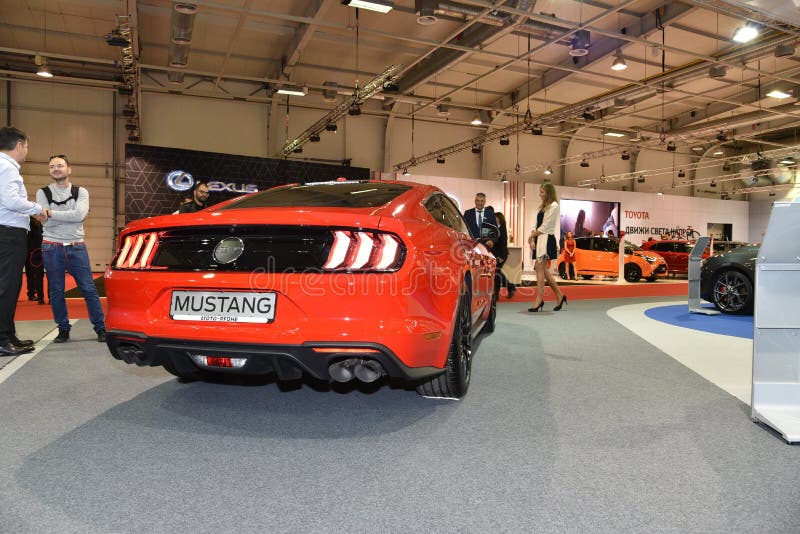Sofia, Bulgaria - October 11, 2019: Ford Mustang at Sofia Motor Show ...