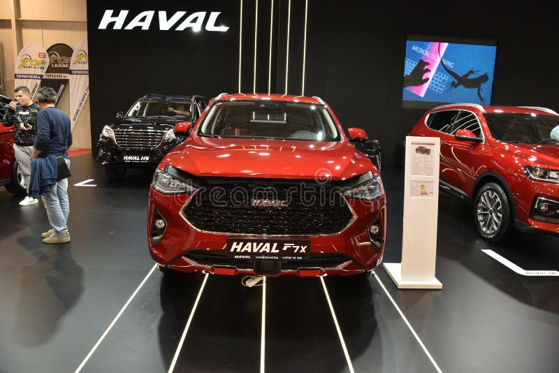Sofia, Bulgaria - October 14, 2019: Haval F7 X at Sofia Motor Show ...