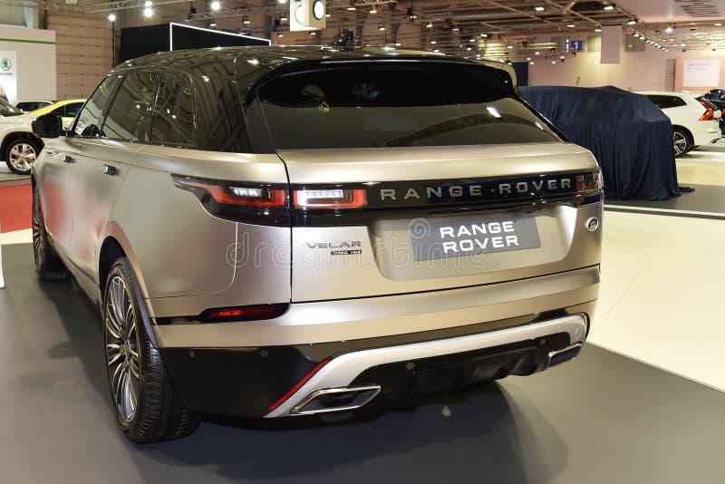 Sofia, Bulgaria, October 13-2017: Land Rover Range Rover Velar at Sofia ...