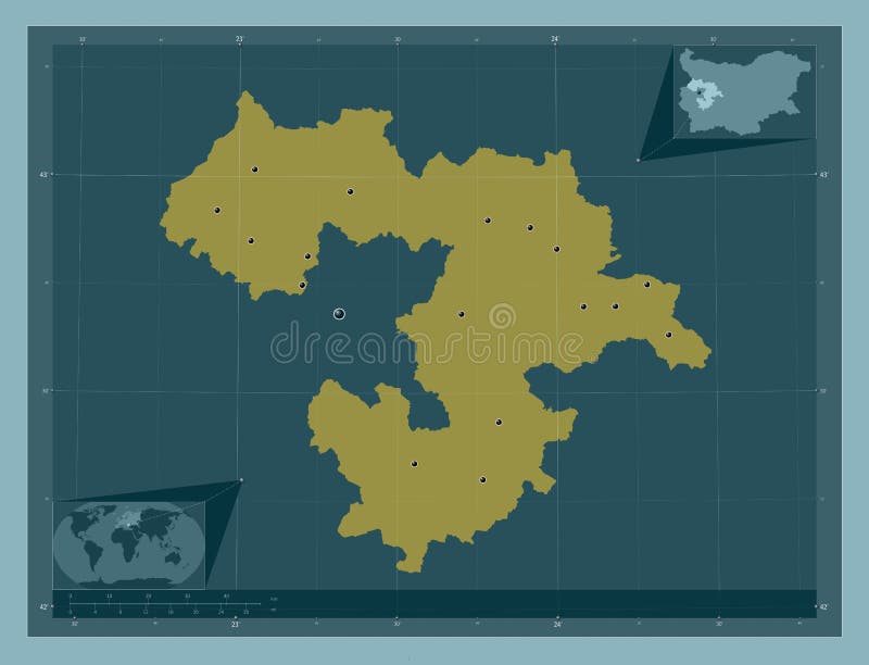 Sofia, Bulgaria. Solid. Major Cities Stock Illustration - Illustration ...