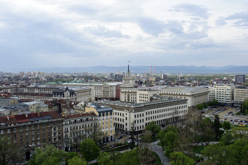 Sofia City - Capital of Bulgaria Stock Photo - Image of town, smog: 5740092