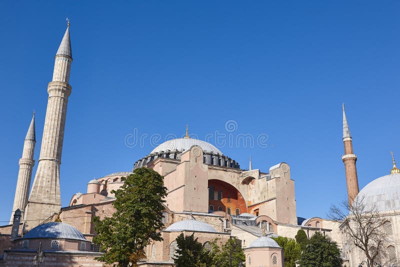 Sofia Mosque. Istanbul Building Landmark. Ancient Byzantine Temple ...