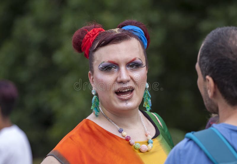 Sofia Pride 2018, People Celebrating at the 11th Sofia Gay Pride ...