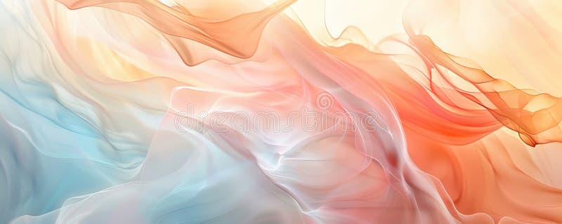 A Soft, Abstract Background with Flowing Shapes and Light, Muted Colors ...