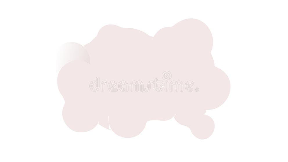 Soft Abstract Cloud Shape Vector Element, Vector Design Generative AI ...