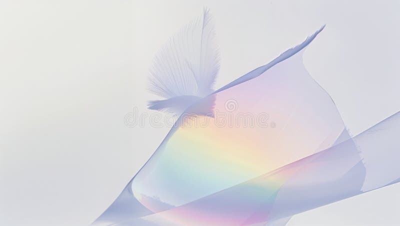 A Soft, Abstract Composition Displays Gentle, Flowing Shapes Layered ...