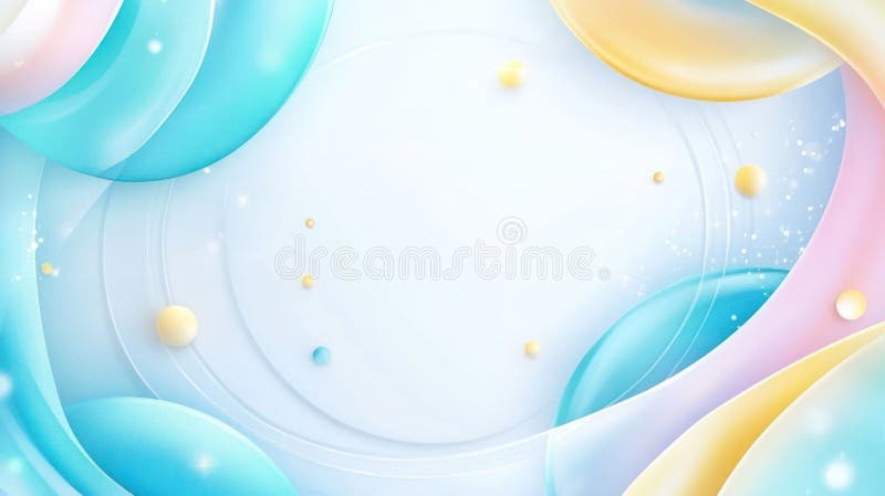 A Soft, Abstract Design Featuring Pastel Colors and Smooth Shapes ...