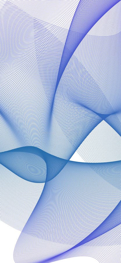 Soft Abstract Design Featuring Smooth Blue and White Waves, Creating an ...