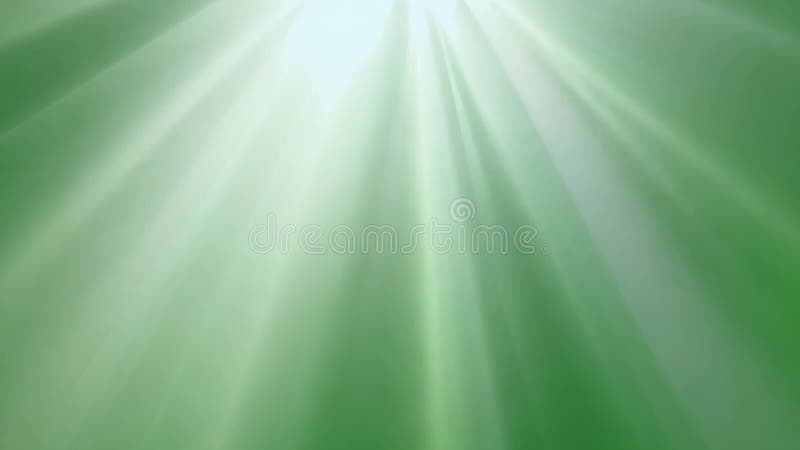 Soft Abstract Green Light Rays Spreading Across the Frame, Creating a ...
