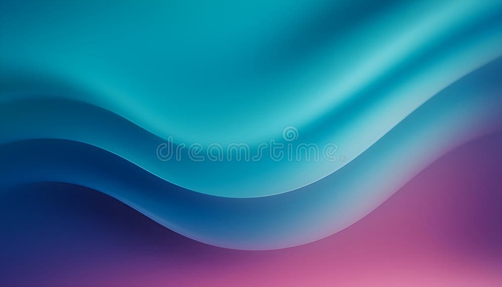 Soft Abstract Wave Pattern with Smooth Gradient from Blue To Purple ...