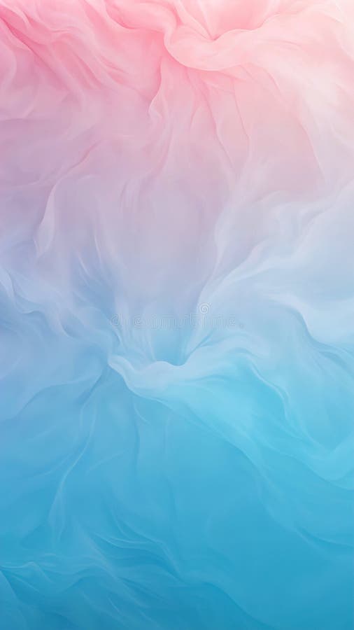 Soft Baby Blue To Pale Blush Gradient Background Stock Illustration ...