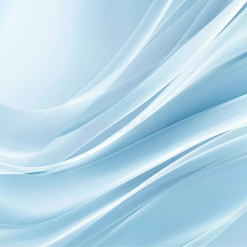 Soft Backdrop Hosts Abstract Blue Waves in Smooth Flow Stock ...