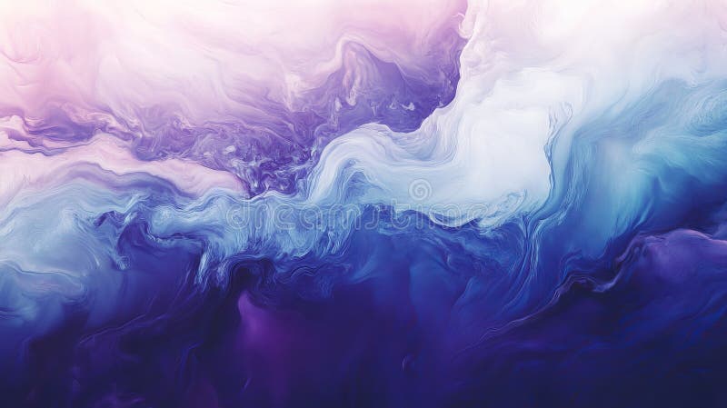 Soft Background Featuring Abstract Blue Purple Waves As a Design ...