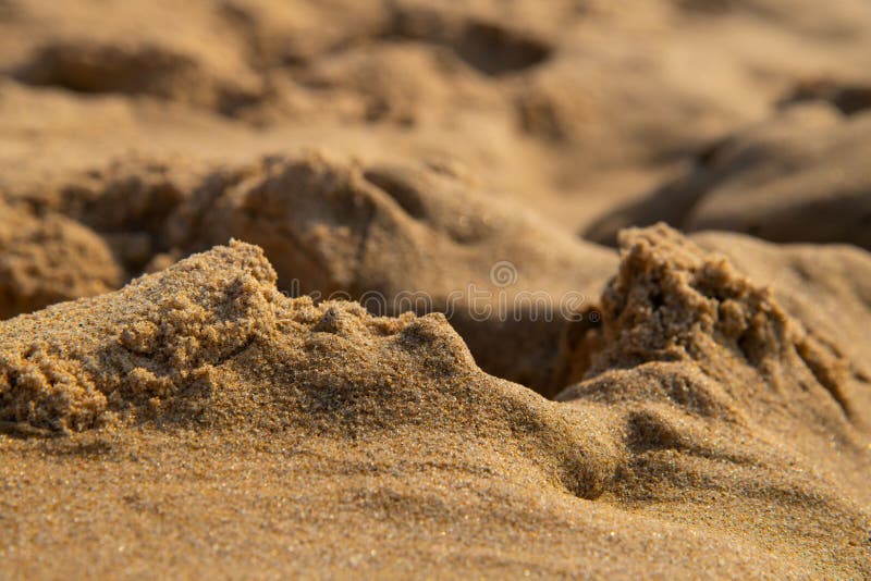 Soft beach sand close up stock image. Image of closeup - 210994419