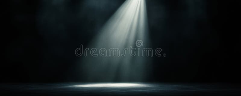 A Soft Beam of Light Cuts through the Gloom, Creating a Mystical Spot ...