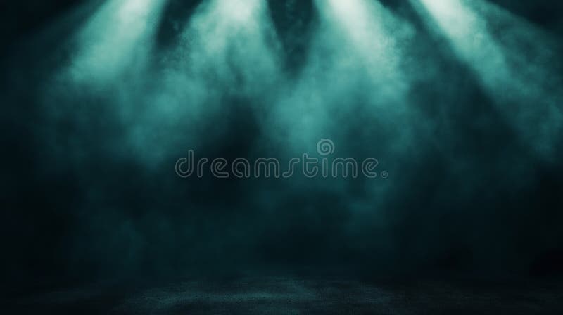 Soft Beams of Light Pierce through Thick Fog, Creating a Captivating ...