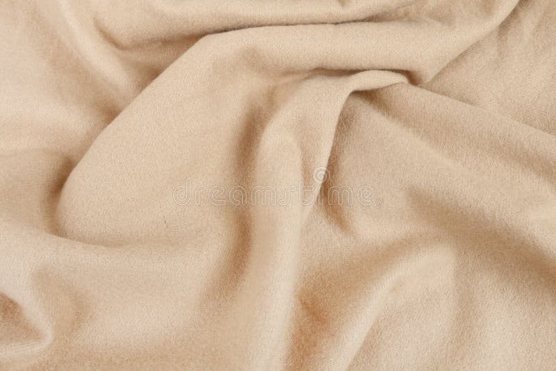 A Soft Beige Blanket Background Stock Image - Image of home, blanket ...