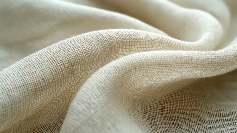 Soft Beige Fabric Texture with Flowing Curves and Fine Woven Pattern ...