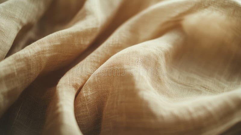 Soft Beige Fabric Texture with Gentle Folds and Delicate Patterns Stock ...