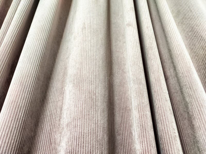 Soft Beige Fabric with Vertical Ribs, Perfect for Interior Design ...