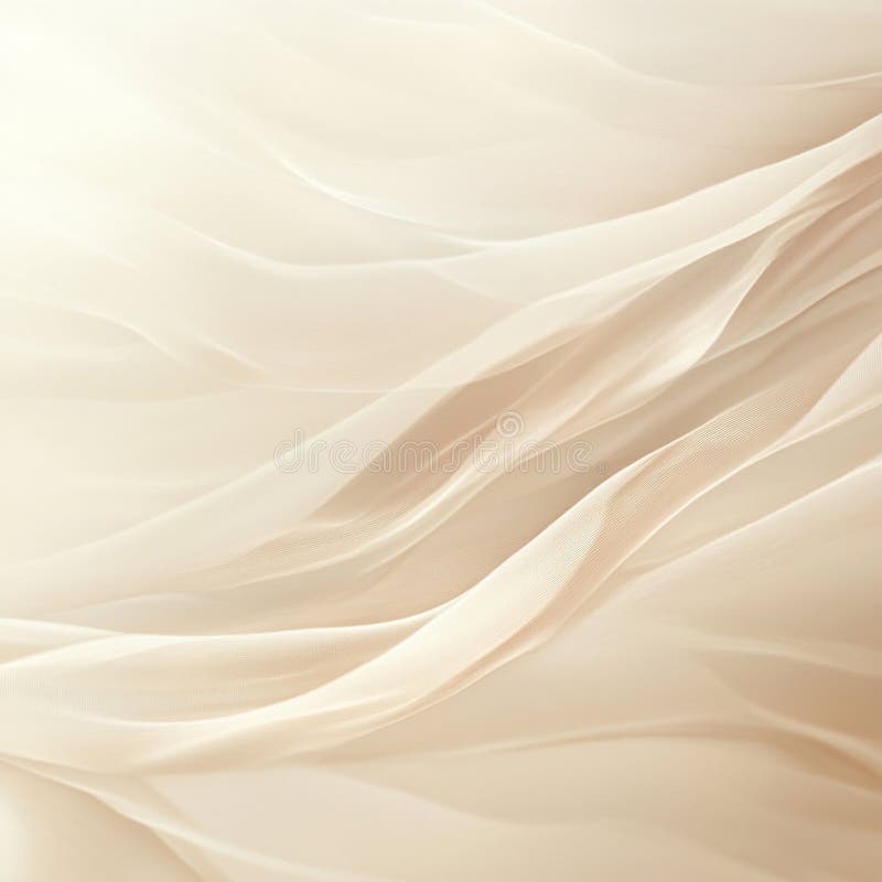Elegant Beige Fabric Waves Create Soft and Serene Textured Background ...