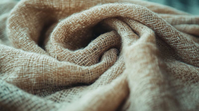 Soft Beige Knitted Fabric Swirled Texture Stock Illustration ...