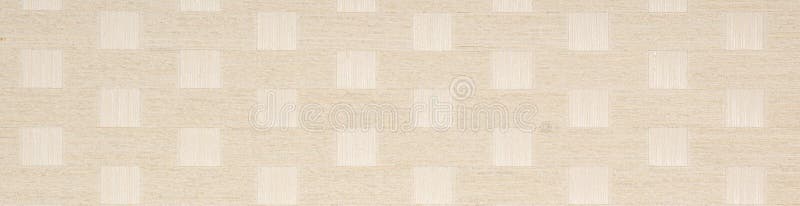 Soft Beige and White Square Pattern on a Textured Wooden Veneer Surface ...