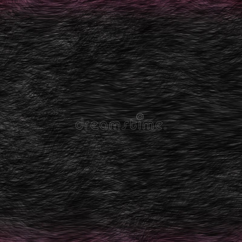 Soft Black Fur Texture. Dark Themes Background Stock Illustration ...