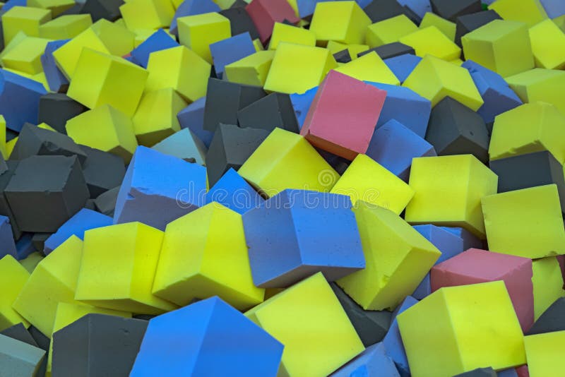 Soft blocks. stock photo. Image of cushion, chaotic, background - 89951304