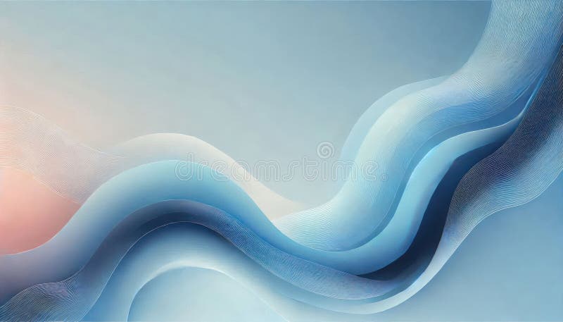 Soft Blue Abstract Background Stock Illustration - Illustration of calm ...
