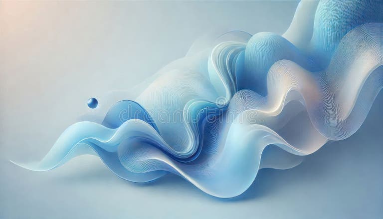 Soft Blue Abstract Background Stock Illustration - Illustration of blue ...