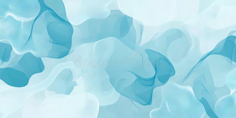 A Soft Blue Background with Overlapping Transparent Layers of Abstract ...